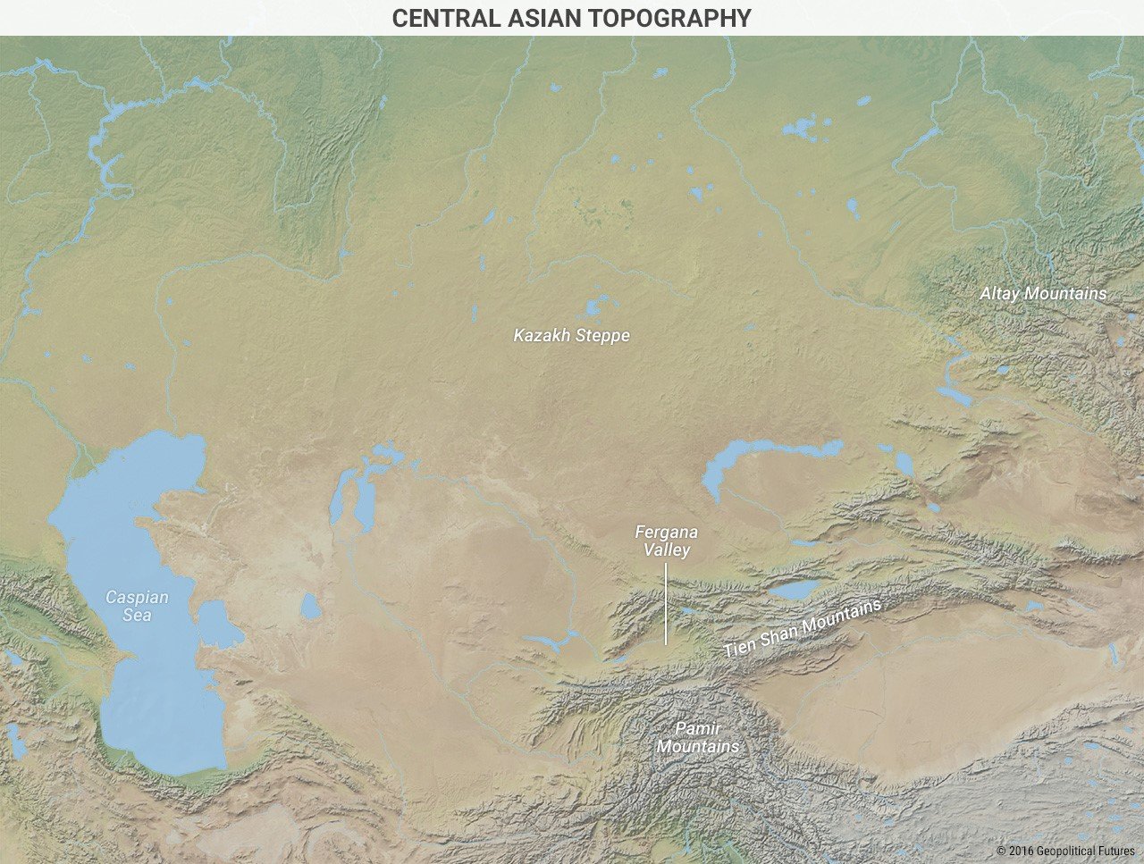 Asian Steppe Map