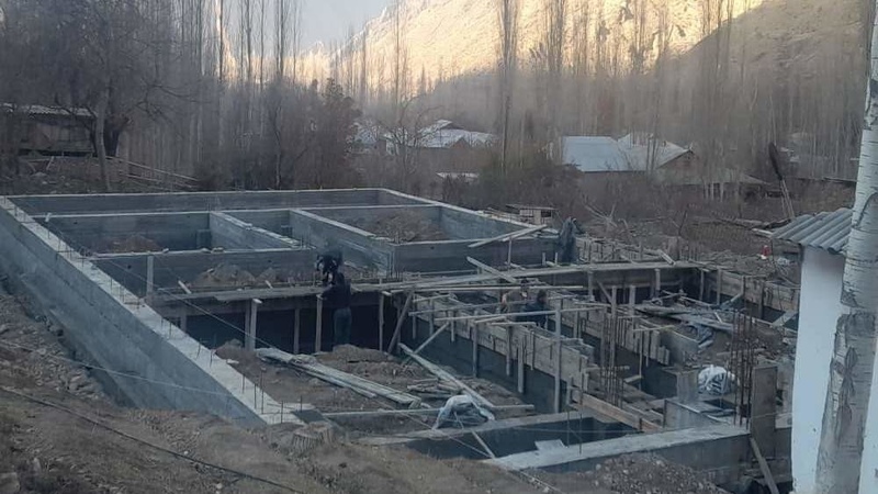 Construction of 68 million som worth school starts in Batken district ...