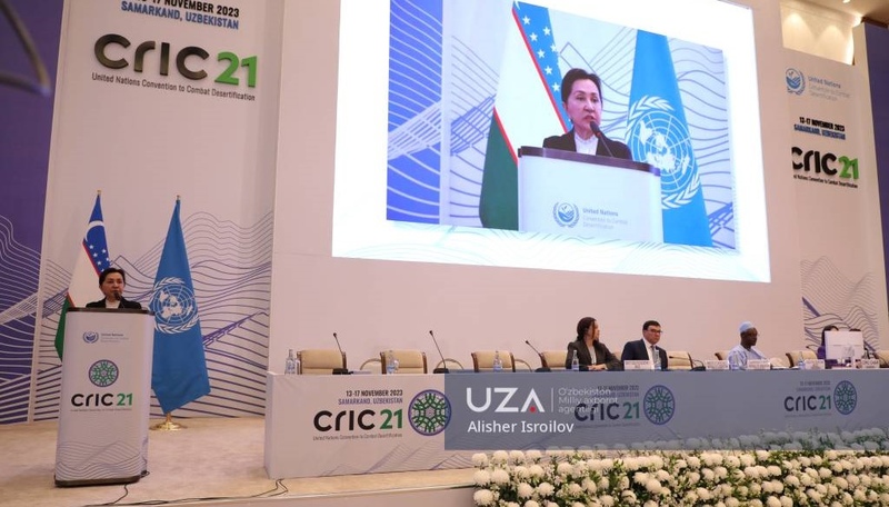 Samarkand hosts session of UN Convention to Combat Desertification ...