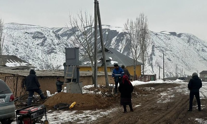 Transformer installed in Kosh-Tektir area of Gulcha village as part of ...