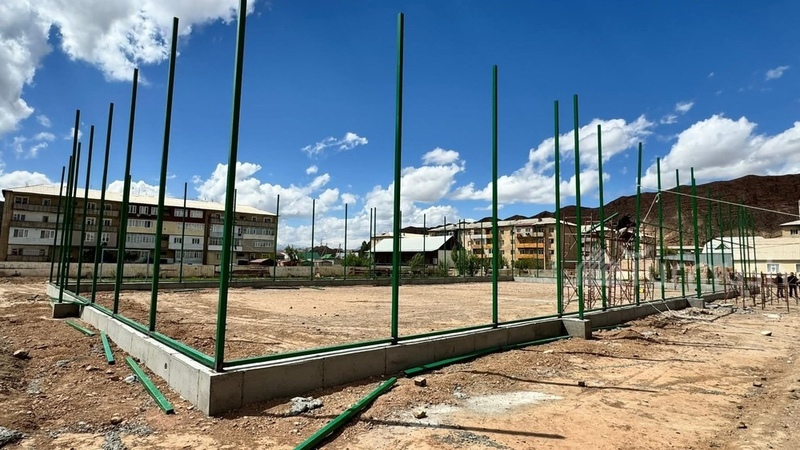 Construction of 48 mini football fields begins in Naryn region ...