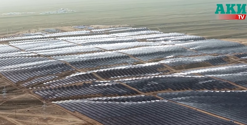 First large-scale solar power plant in Kyrgyzstan under construction in ...