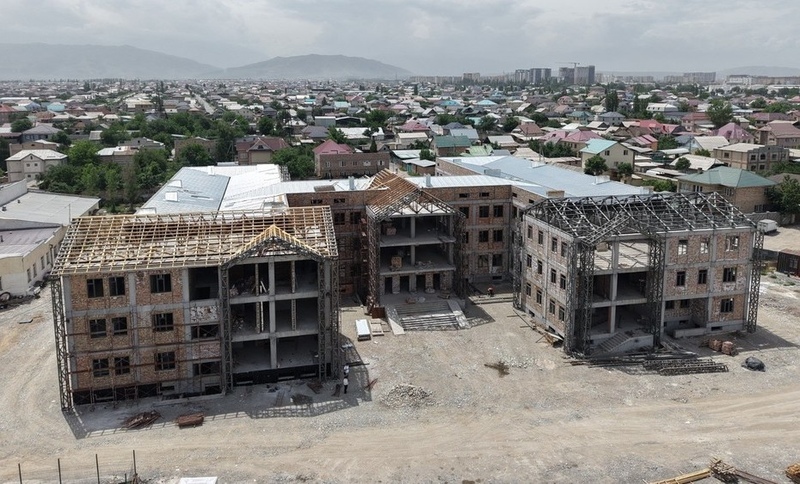 New building for school No. 89 under construction in Bishkek - AKIpress ...