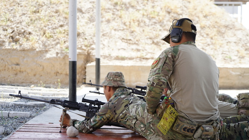Sniper and mountain training sessions with Turkish instructors underway ...